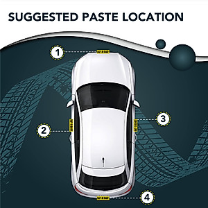 2 PC Baby on Board Car Magnet - 10 x 3 Babies on Board Keep Distance - Be Careful Baby on Board Magnet for Car - Children on Board Magnet for Bumpers