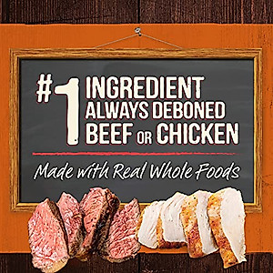 Merrick Grain Free Wet Dog Food Variety Pack, Real Texas Beef and Chicken Dinner, Canned Dog Food - (12) 12.7 oz. Cans