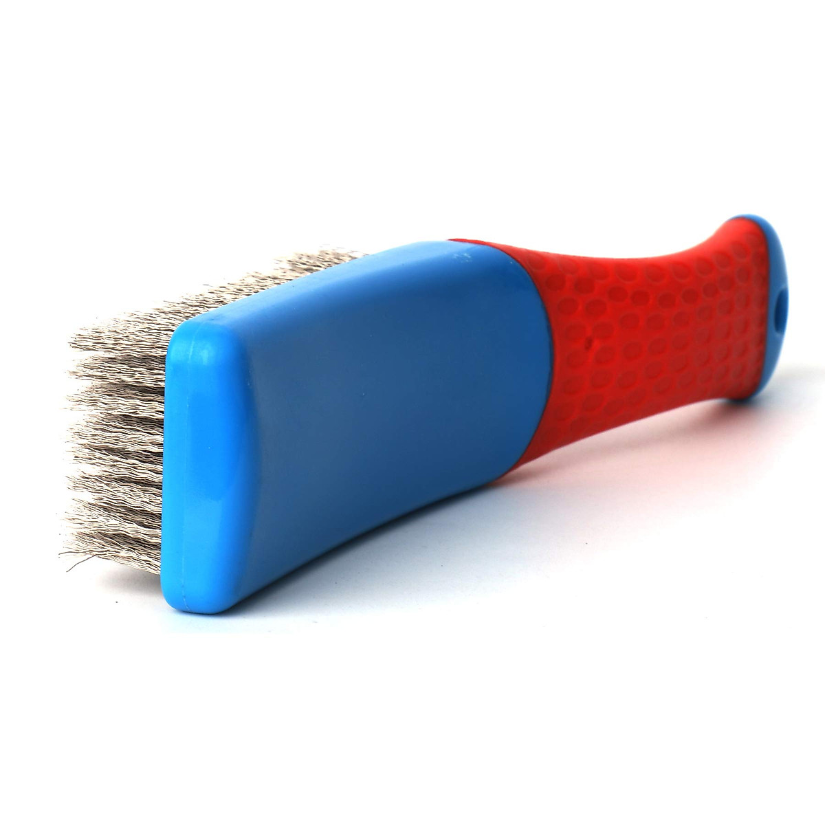 Wire Brush for Metal Paint Removal Steel Wool Scrubber with Handle Rust Stain Remover Tool Metal Bristle Brush for Cleaning Concrete Paint Remover Scrub Brush with Stainless Steel Wire Bristles