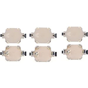 Limentea CR1616 Battery Holder for Gameboy Advance Color Game Card PCB Board, CR1616 Battery Holder Tray for GB GBA GBC (6PCS)