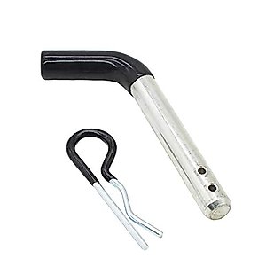 X-Haibei Trailer Towing Hitch Pin and Clip 1/2 inch Diameter fit Class I and II Hitches, 1 Pack