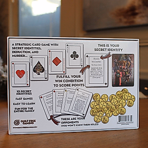 Guilt Free Gaming Long Live The King - A Kickstarter Success Card Game with Social Deduction | Family Friendly (Ages 14)