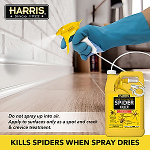 Harris Spider Killer, Liquid Spray with Odorless and Non-Staining Formula (128oz)