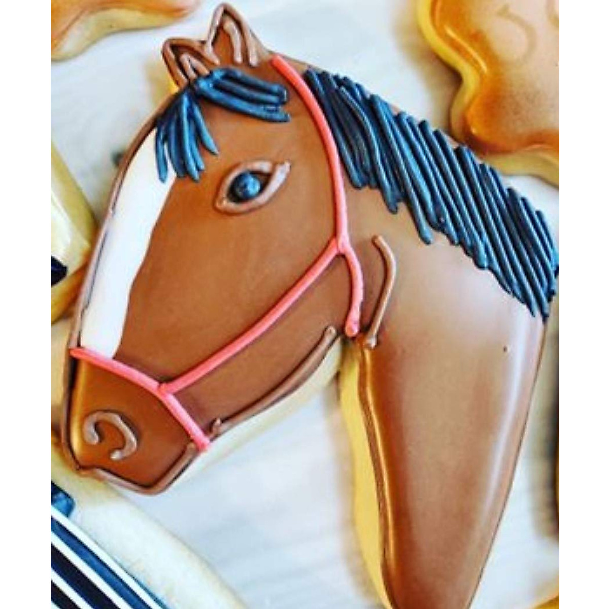 Horse Head Cookie Cutter 5" Made in USA by Ann Clark