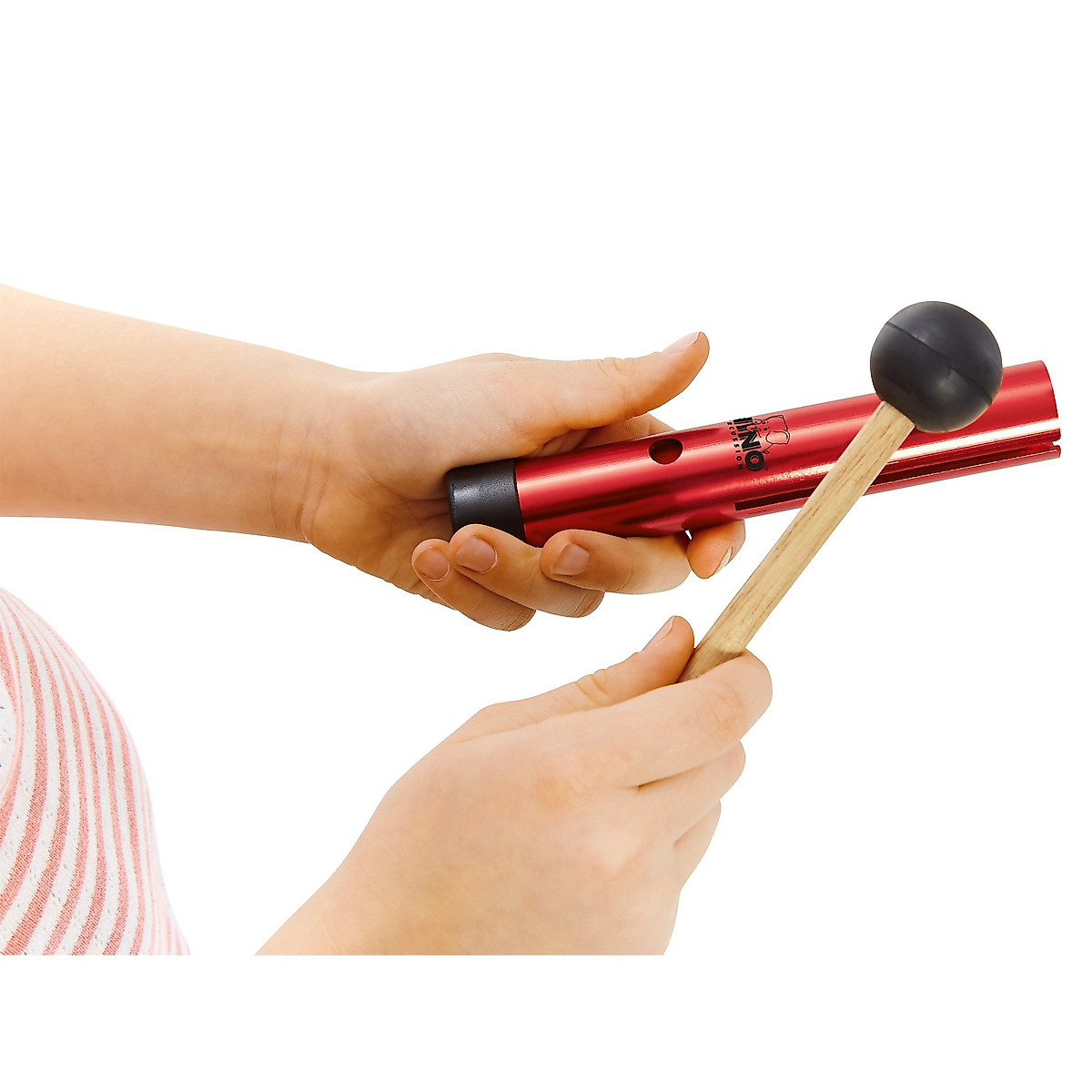 Nino Percussion NINO602R Wah Wah Tube +Beater Red