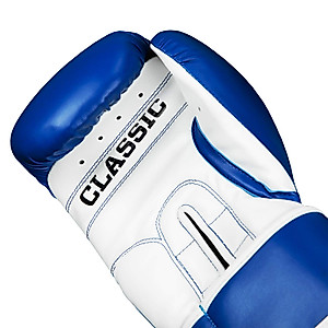 Title Classic Pro Style Training Gloves 3.0, Blue/White, 16 oz