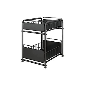 Pull-out Cabinet Organizer Under Sink Cabinet Organizer， with Sliding Storage Drawer, Large Size, Iron material