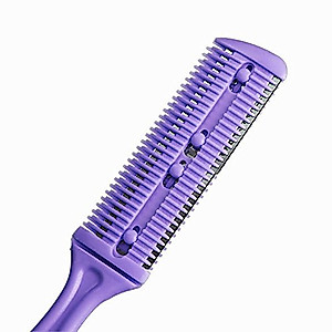 Hair Razor Trimmer Comb, Dual Sides Cutting Slim Haircuts Blade Hair Trimmer Comb for Beauty Salon Home Hairdressing