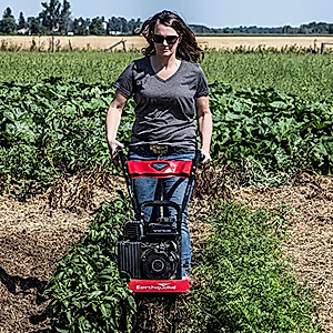 Earthquake Versa 2-in-1 Tiller Cultivator with a 79cc 4-Cycle Viper Engine, Removable Side Shields, Toolless Tilling Width Adjustment, Integrated Transport Wheels, Model: 24734