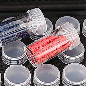 Diamond Painting Storage Bottles Bulk, Multipurpose Beads Container Transparent Diamond Art Accessories for Studs