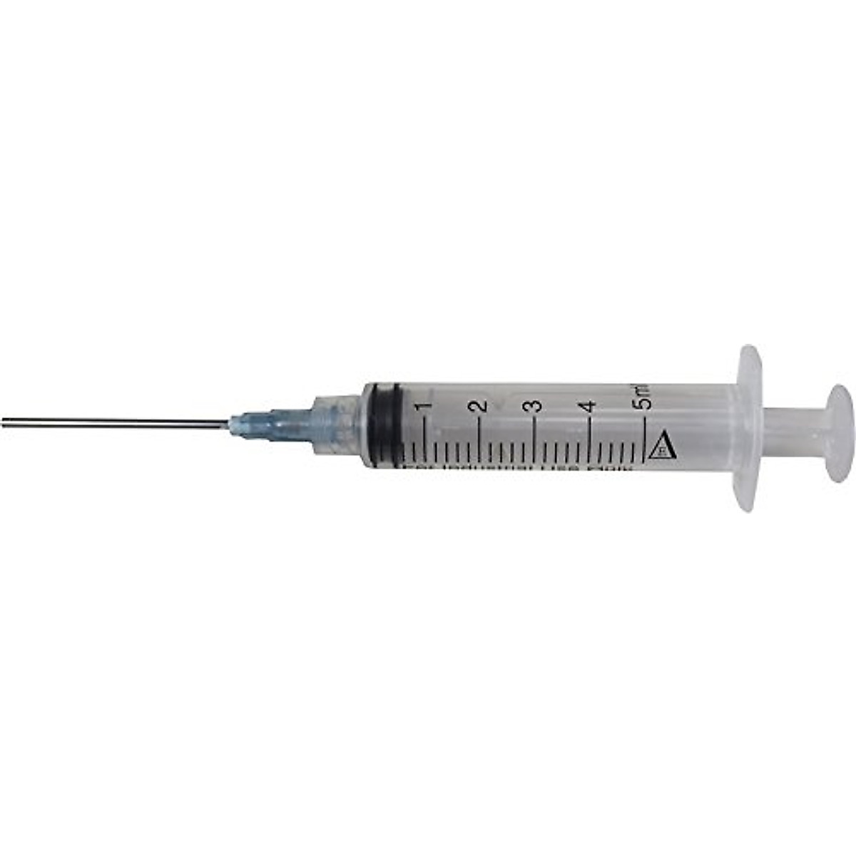 Duda Energy SyringeBox005 Industrial Syringes with 15G x 1-1/2" Blunt Tip Fill Needle and Plastic Cover, 5 mL (Pack of 100)