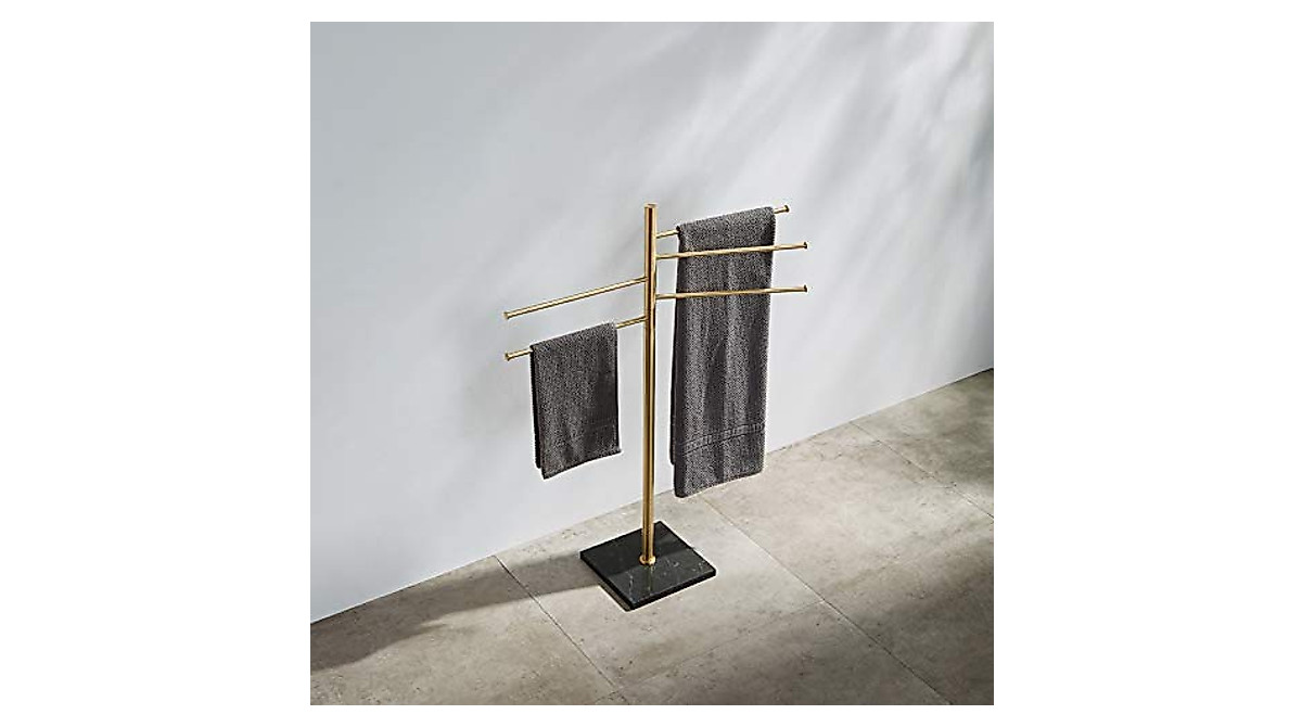 KALYSTE Freestanding Towel Drying Rack - Stylish & Durable