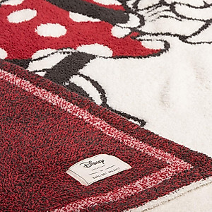 Barefoot Dreams CozyChic® Classic Disney Mickey & Minnie Mouse Baby Blanket 30"x40", Cream Multi