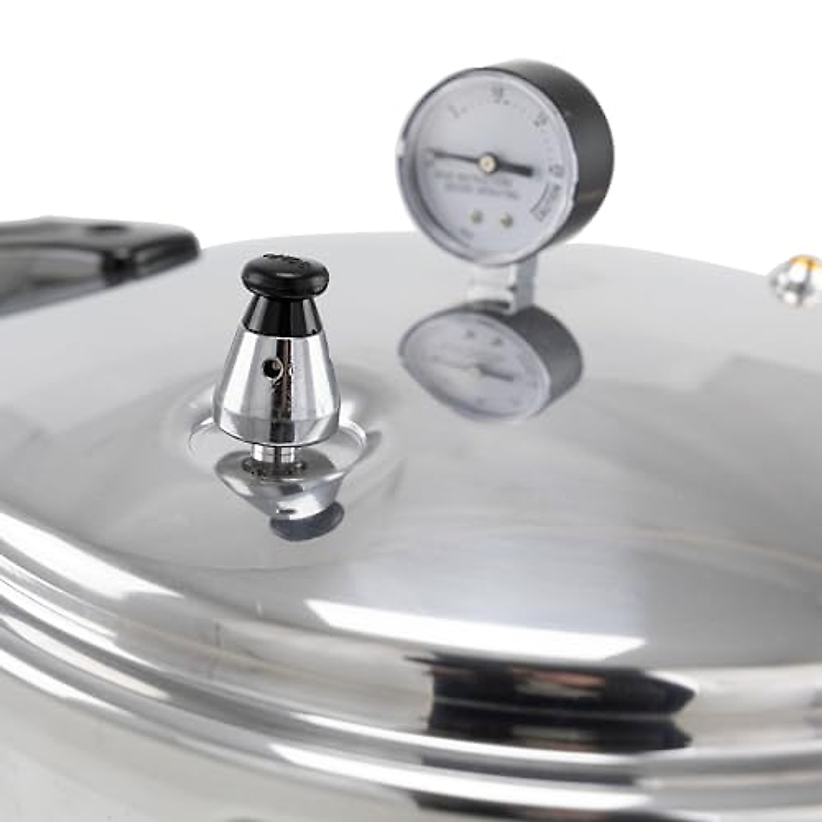 NESCO 24 Quart Manual Pressure Canner, Pressure Cooker, with pressure guage, locking lid, and removing canning rack