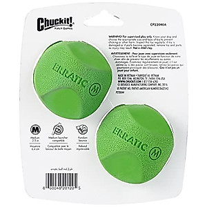 ChuckIt! Erratic Ball Dog Toy, Medium (2 Pack)