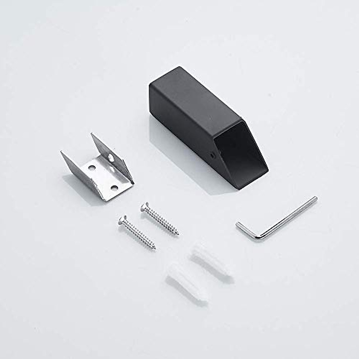 YJ YANJUN Black Towel Hook Set of 6 -Stainless Steel Rope Hooks