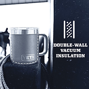 YETI Rambler 10 oz Stackable Mug, Vacuum Insulated, Stainless Steel with MagSlider Lid, Nordic Purple