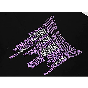 Nhicdns V Shirt Hip Hop V Letter Short Sleeve T-Shirt Crew Neck Causual Cotton Tops for Men Women Youth