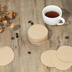 600 Pcs Replacement Coffee Filter Paper, Disposable Coffee Filter Unbleached Coffee Filter Paper Round Coffee Maker Filters Disposable Coffee Tea Filters For Home Office Use