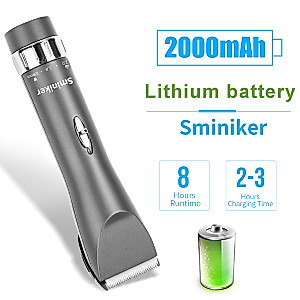 Sminiker Professional Hair Clippers Cordless Barber Shavers Rechargeable Hair Cutting Kit with 1 Hairdressing Cape 2 Scissors 9 Comb Guides