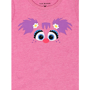 Isaac Mizrahi Loves Sesame Street Abby Cadabby Toddler Baby Short Sleeve Tee (3T, Pink)