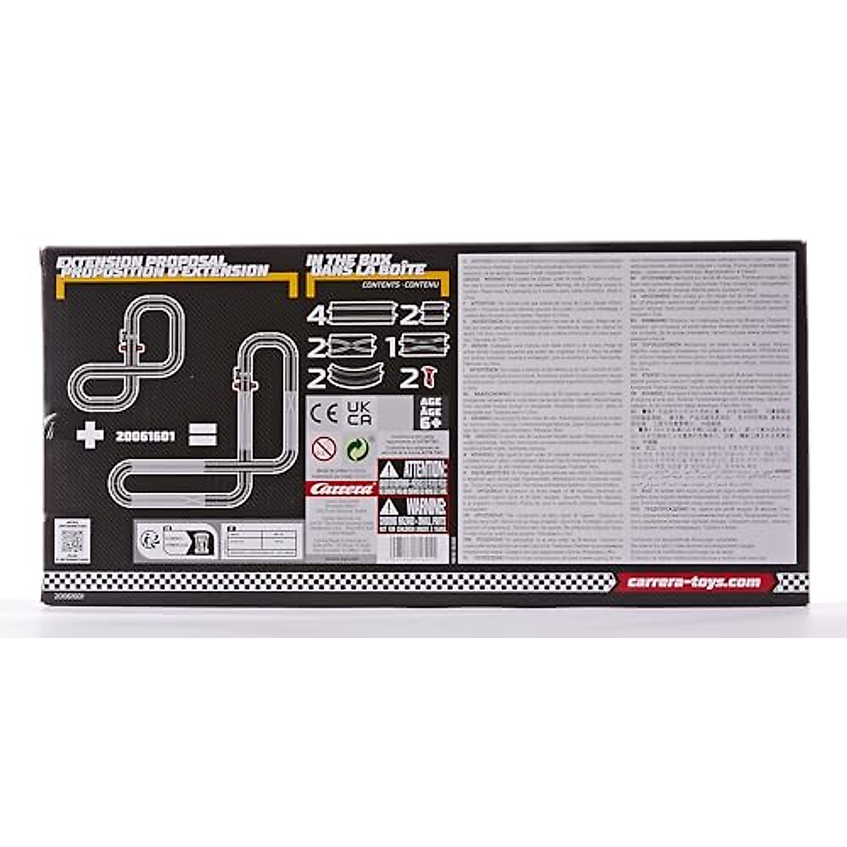 Carrera Go!!! Extension Set #2 - 11Piece Track Expansion Accessory Pack - for Use with 1: 43 Scale Go!!! & Digital143 Slot Car Racetrack Systems