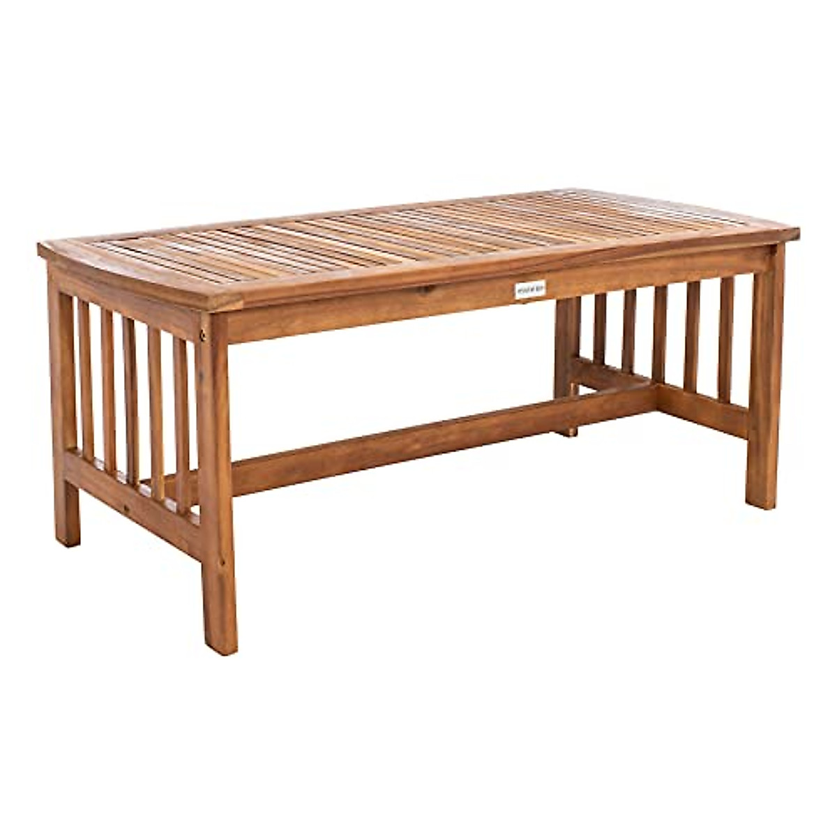 SAFAVIEH Outdoor Collection Rocklin Natural/ Beige 4-Piece Conversation Patio Set with Cushions