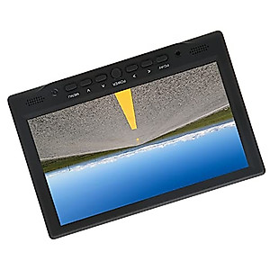 LED Screen TFT, 7in TFT LED Monitor VGA AV DC HD Multimedia Interface Color Screen with Dual Speakers Remote Control 100‑240V(US Plug)