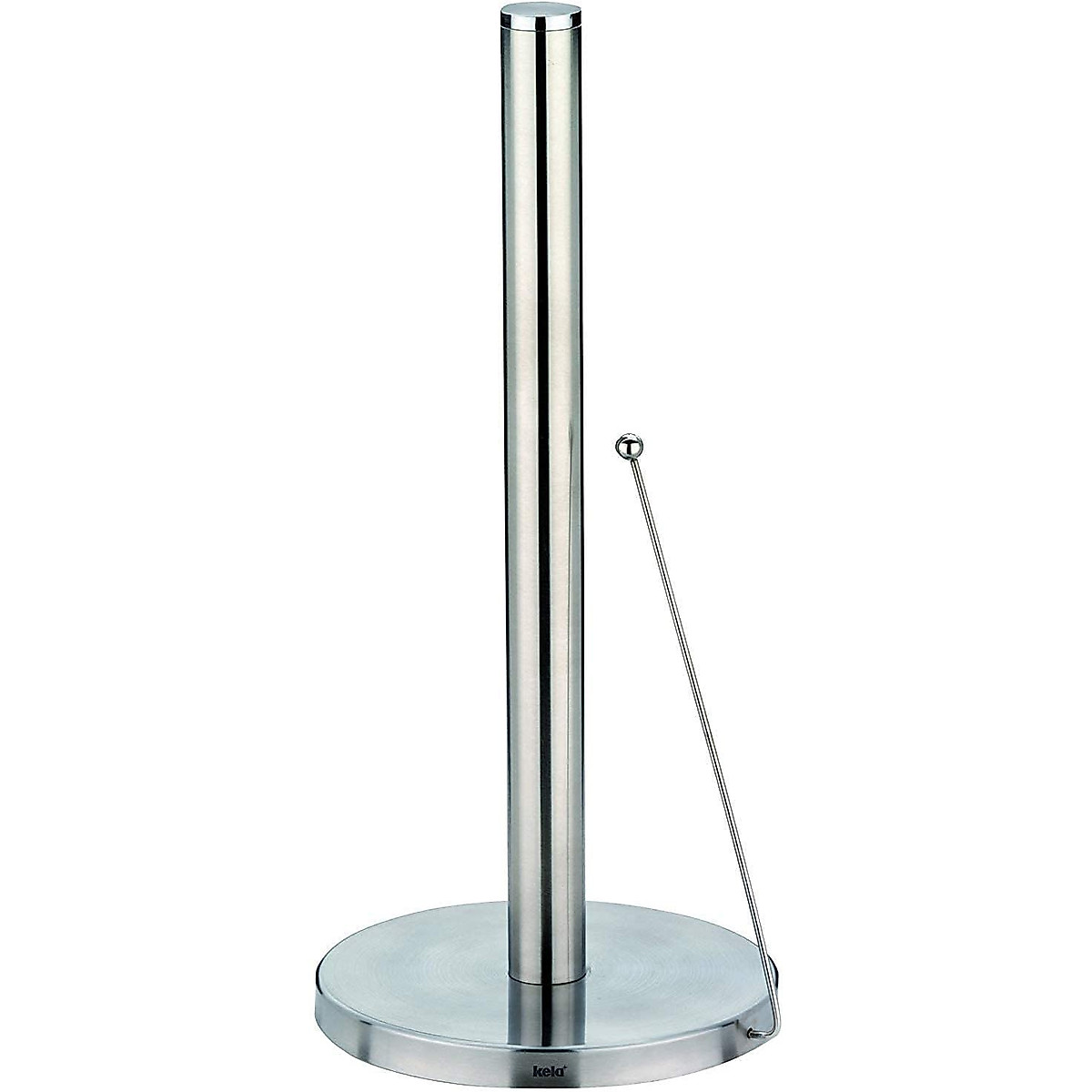 kela Kitchen roll Holder, Stainless_Steel, Matt Silver, 15 x 15 x 33.5 cm