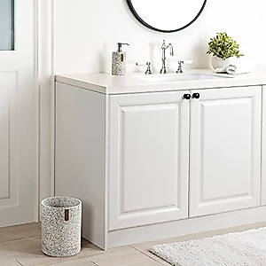 Allure Home Creation Lerrazzo Resin Wastebasket