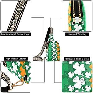 Augenstern Women Crossbody Sling Backpack Patricks-day-irish-flag Girl Chest Bag Daypack for Hiking Traveling