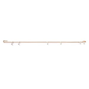 russell+hazel Acrylic Magnetic Memo Wall Strip, Wall Organization and Decoration, Rose Gold, 24” L, Includes 6 Magnets (51178)