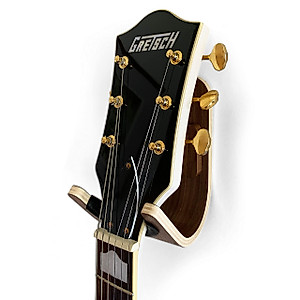 Guitar Wall Mount: Modern Guitar Hanger for Wall Storage & Display. Heavy Duty Ply Wood Guitar Hook for Secure Wall Mounting. For Ukuleles, Acoustic, Bass & Classical Guitars.