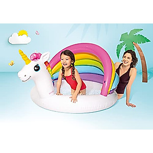 Intex Unicorn Baby Pool, 50in x 40in x 27in, for Ages 1-3