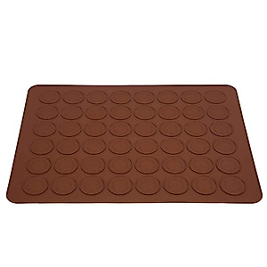 Macaron Kit Baking Macaron Cake Pad 48 Holes Silicone Mat, Silicone Baking Mat, for Making Cakes Making Chocolate
