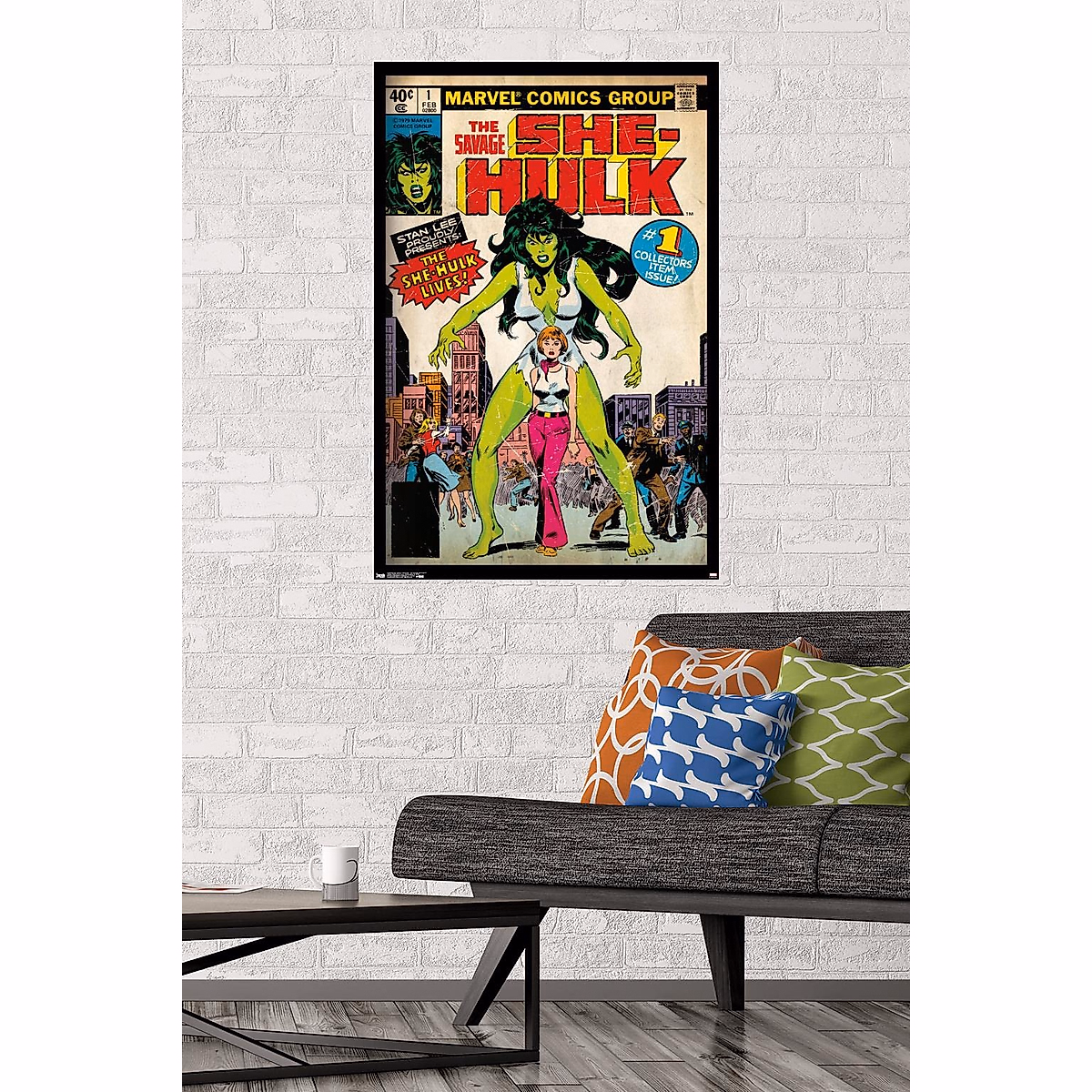 Trends International Marvel Comics - She-Hulk - The Savage She-Hulk #1 Wall Poster, 22.375" x 34", Premium Unframed Version