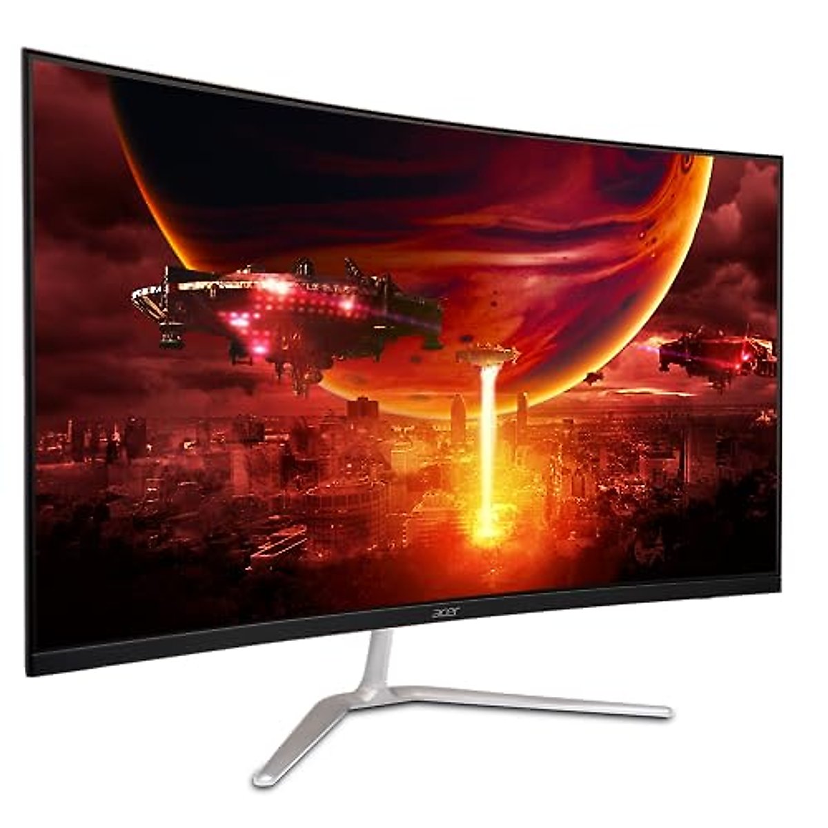 Acer Nitro 31.5" FHD 1920 x 1080 1500R Curved PC Gaming Monitor | AMD FreeSync Premium | Up to 165Hz Refresh | 1ms VRB | VESA Mountable | HDR10 | 1 x Display Port 1.2 & 2 x HDMI 1.4 | EDA320Q Pbiipx