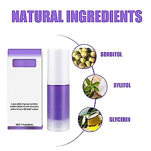 Purple Toothpaste for Teeth Whitening