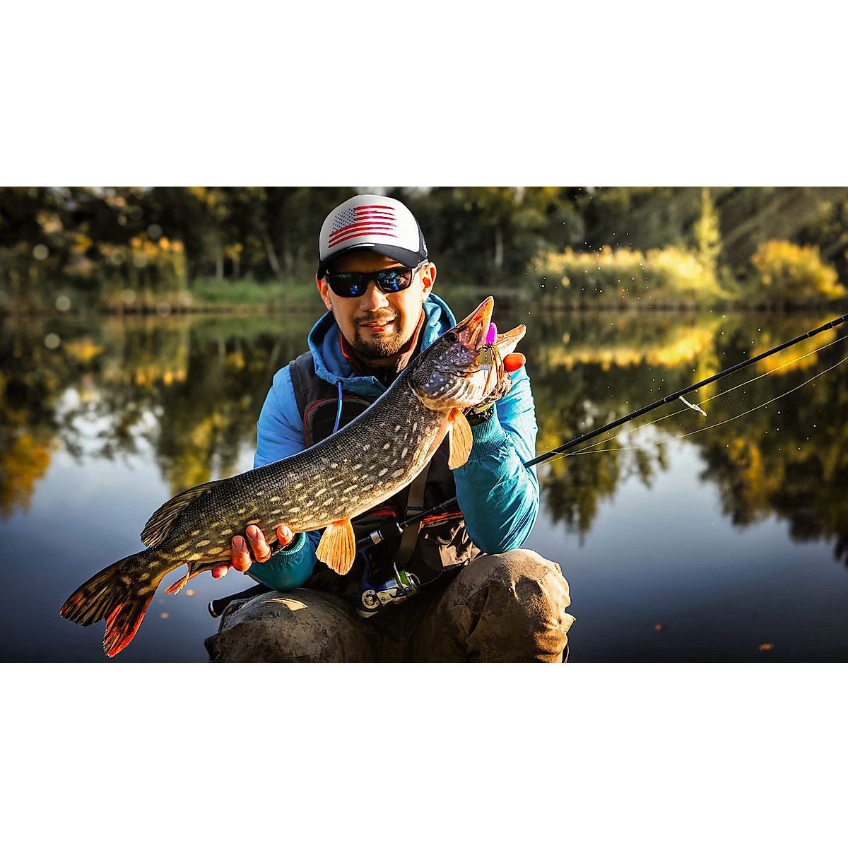 AMPLESH Premium 3D Embossed American Flag Trucker Hat Mesh Baseball Cap Outdoor Snapback Hat for Men Women (as1, Alpha, m, l, White/Black)