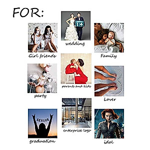 binibini Custom Pillow Personalized Photo Pillow (Including Pillowcore) with Duplex Print Image/Text Unique Birthday Anniversary Custom Gift for Her/Him(16X16)