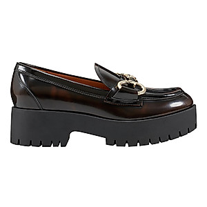 Marc Fisher LTD Women's Wilmer Loafer, Brown 200, 8