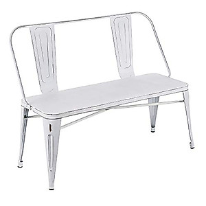 LumiSource Oregon Metal Bench