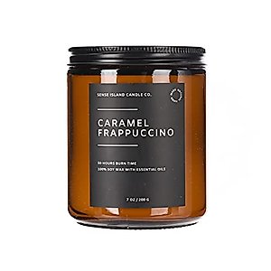 Coffee Scented Candle for Home Scented Caramel Frappuccino 7oz