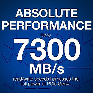 Seagate Game Drive PS5 NVMe SSD for PS5 1TB Internal Solid State Drive - PCIe Gen4 NVMe 1.4, Officially Licensed, Up to 7300MB/s with Heatsink (ZP1000GP3A1011)