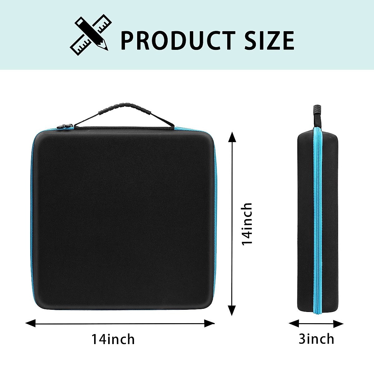 Risou Toy Display Storage Container Box Compatible with Hot Wheels Car,Matchbox Cars,Fits 80 toy cars.(Case Only)