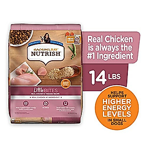 Rachael Ray Nutrish Little Bites Dry Dog Food, Chicken & Veggies Recipe for Small Breeds, 14 Pounds