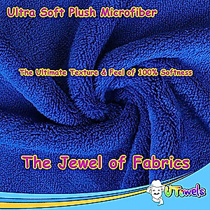 Large Car Wash Mitt, Microfiber Auto Detailing Towel Cleaning Cloth Rag (1 Large Car Detailing Mitt and 1 Large Drying Towel, Green, Blue)