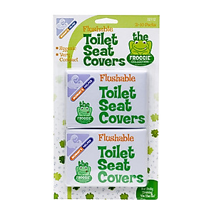 Mommy's Helper Flushable Toilet Seat Covers, White