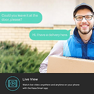 Kasa 4MP 2K Security Camera Outdoor Wired, IP65, Starlight Sensor & 98 Ft Night Vision, Motion/Person Detection, 2-Way Audio w/Siren, Cloud/SD Card Storage, Alexa &Google Assistant Compatible(KC420WS)