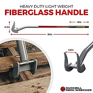 Duckbill Deck Wrecker - The Original Deck and Pallet Board Removal Tool